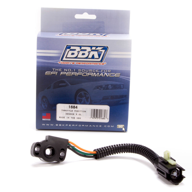 BBK 86-93 Mustang 5.0 Throttle Position Sensor TPS For Throttle Body ...